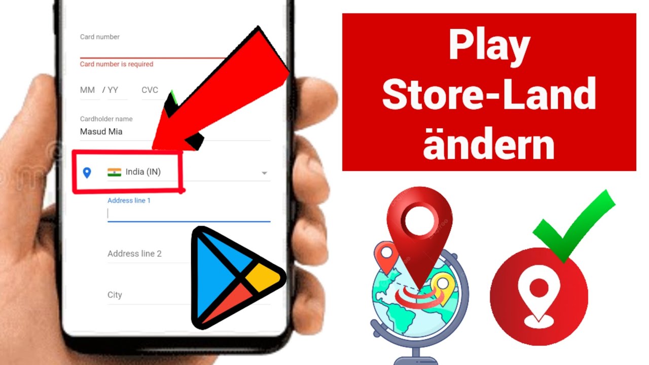 So ändern Sie das Land in Ihrem Google Play Store | Region und Land im ...