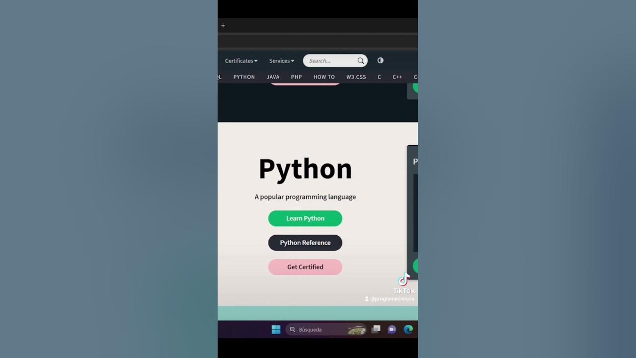 Aprende Python GRATIS #programacion #python #computación #educación # ...