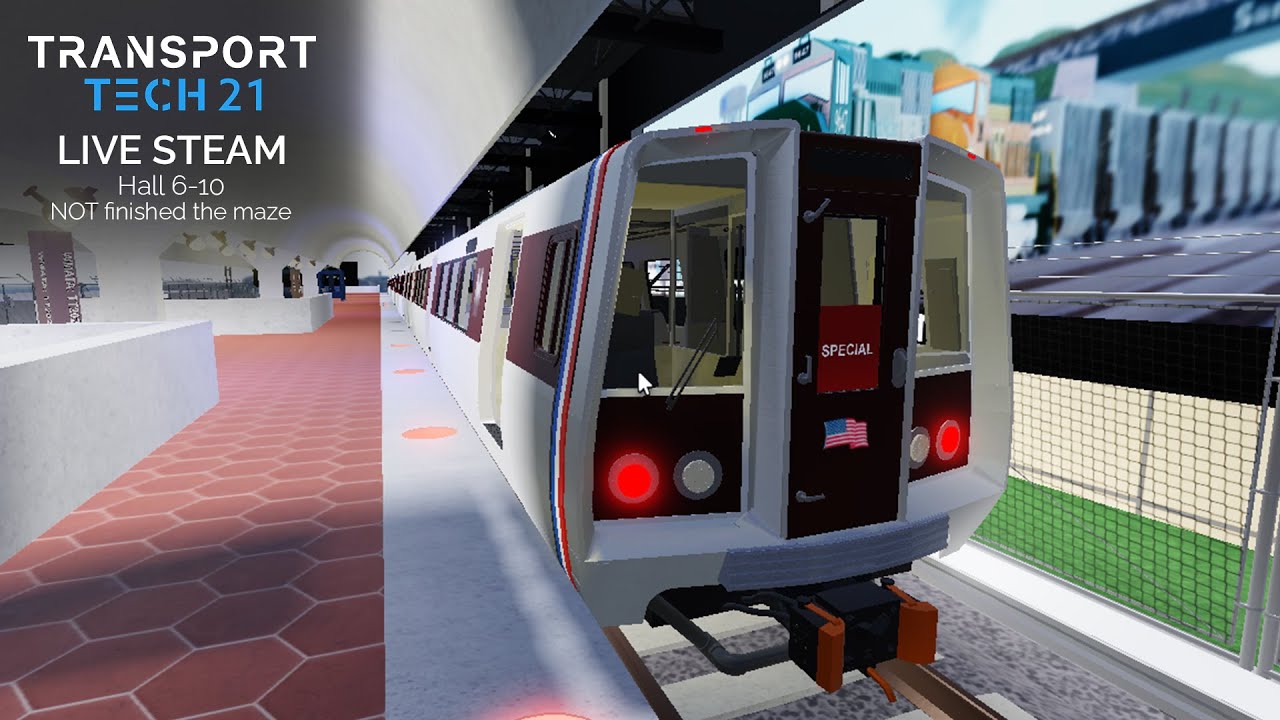 [Roblox] Transport Tech 2021 Live Stream (Hall 6-10 / Not finish the ...