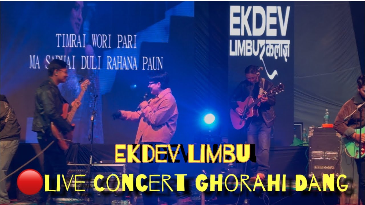 Ekdev Limbu - Live concert | Ghorahi Dang | At Basement cafe - YouTube