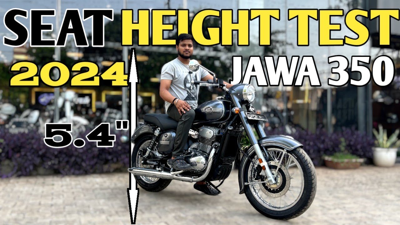 2024 Jawa 350 Seat height test | कम हाइट वालो के लिए कैसी ...