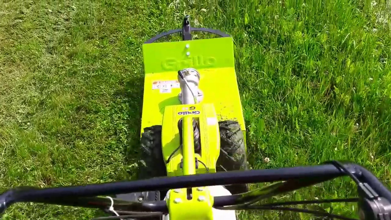 Grillo G52 with rotary cutter - YouTube