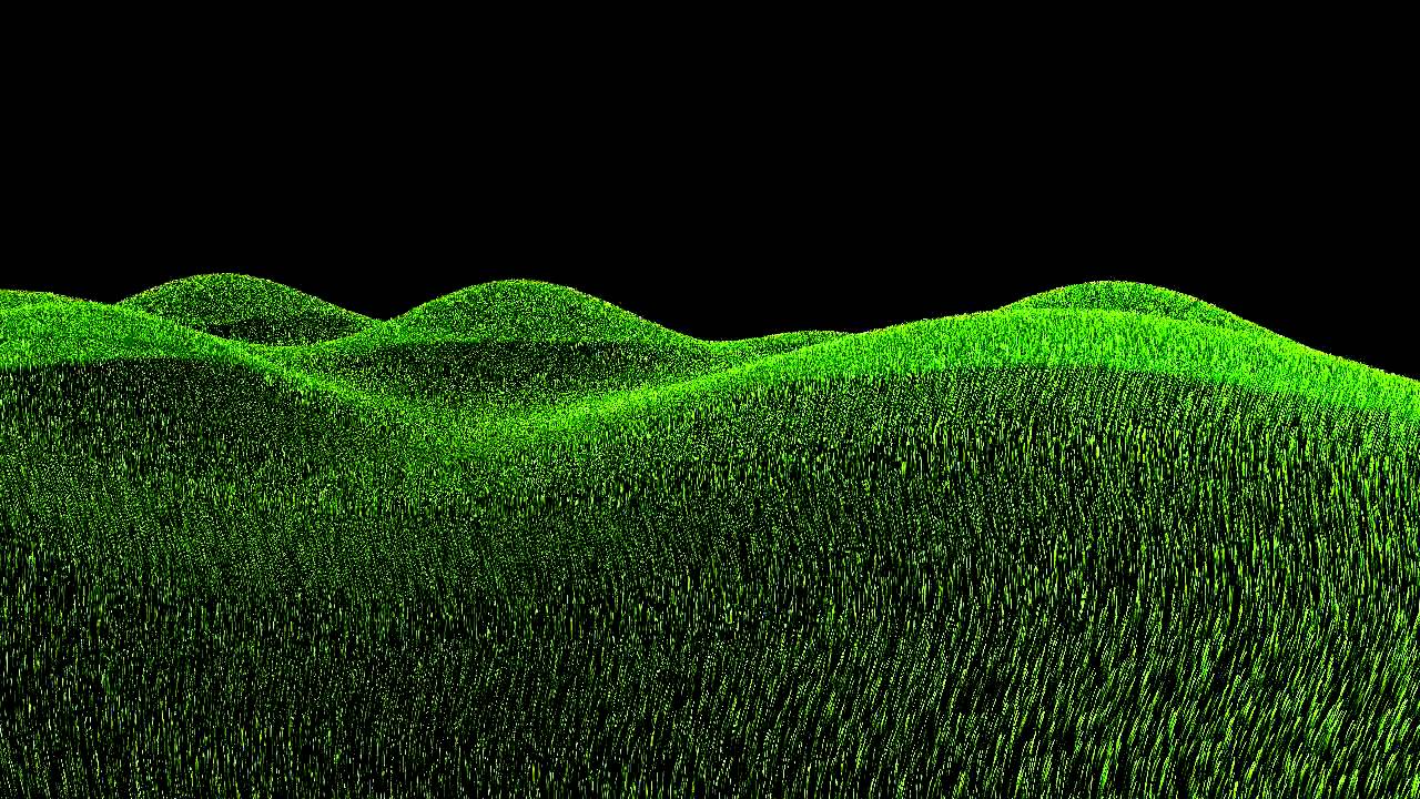 Real Time Grass Simulation Prototype 7 - YouTube