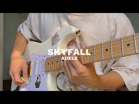 skyfall - adele (electric guitar cover)