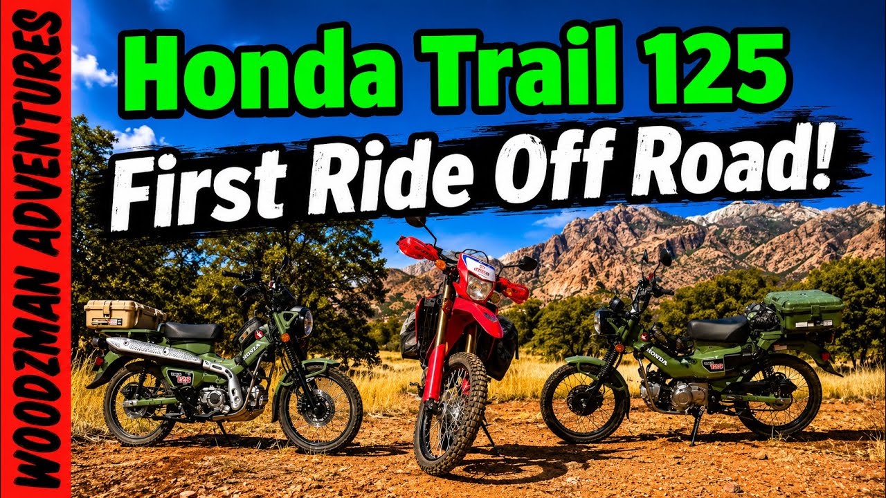 2023 Honda Trail 125 CT125 First Ride Off Road | #honda #ct125 # ...