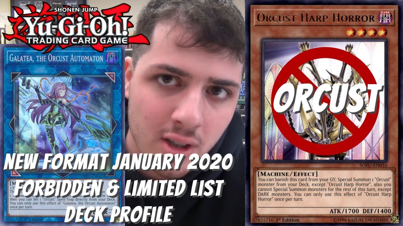 Yugioh New Format January 2020 F&L List UPDATED Deck Profile - Orcust ...