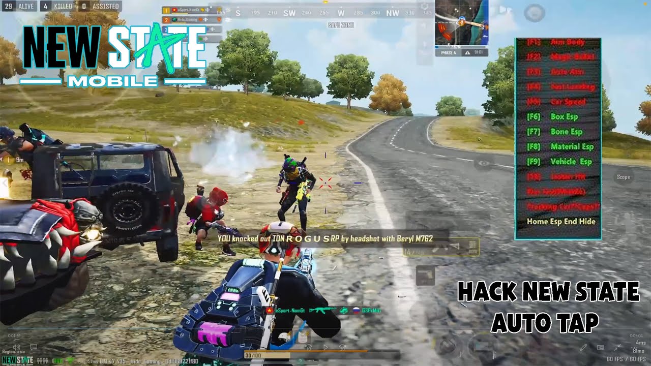 NEW HACK FULL AUTO TAP MINI 😱😱 | NEW STATE MOBILE - YouTube