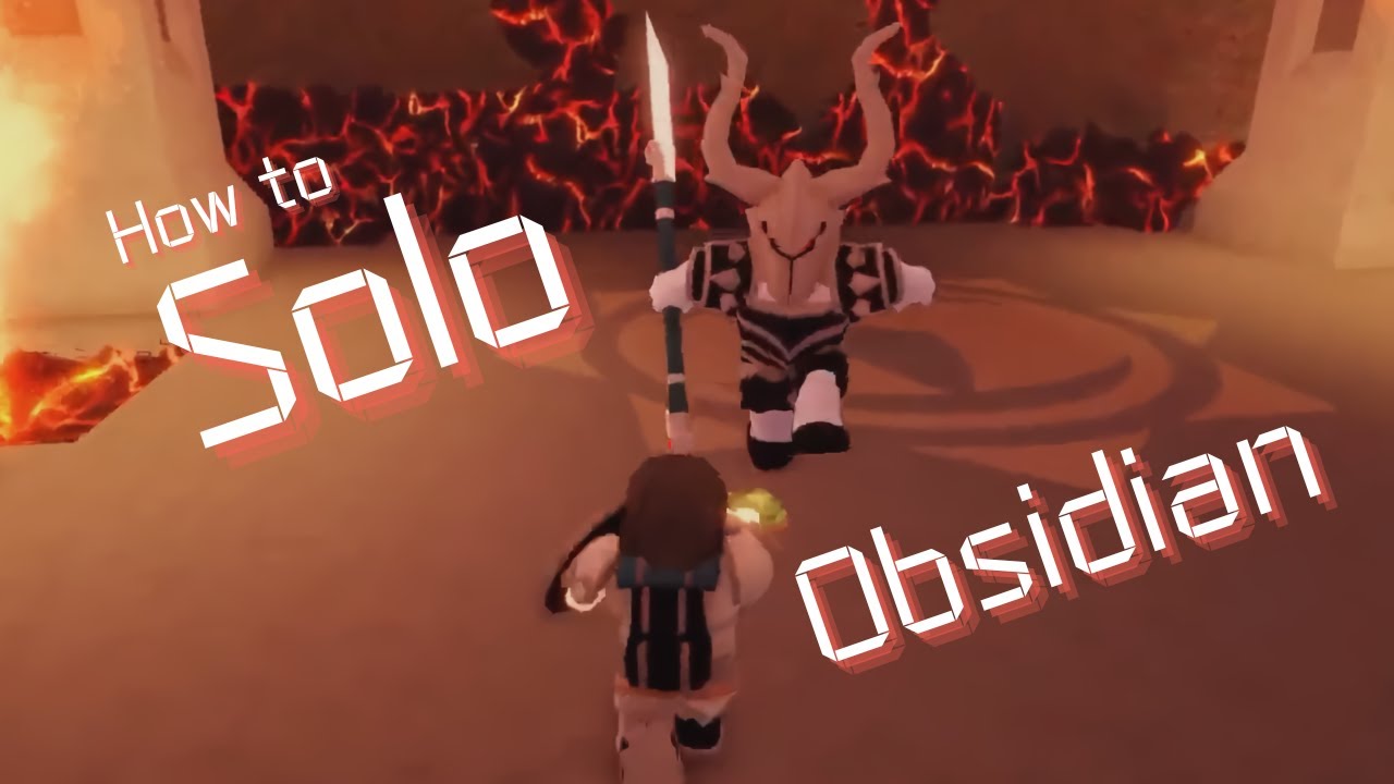 How to Solo Obsidian Boss【Roblox The Survival Game】 - YouTube