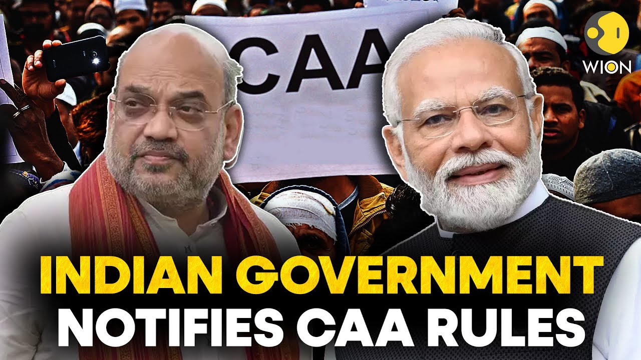 CAA News LIVE: India announces CAA implementation | Indian government notifies CAA rules | WION ...