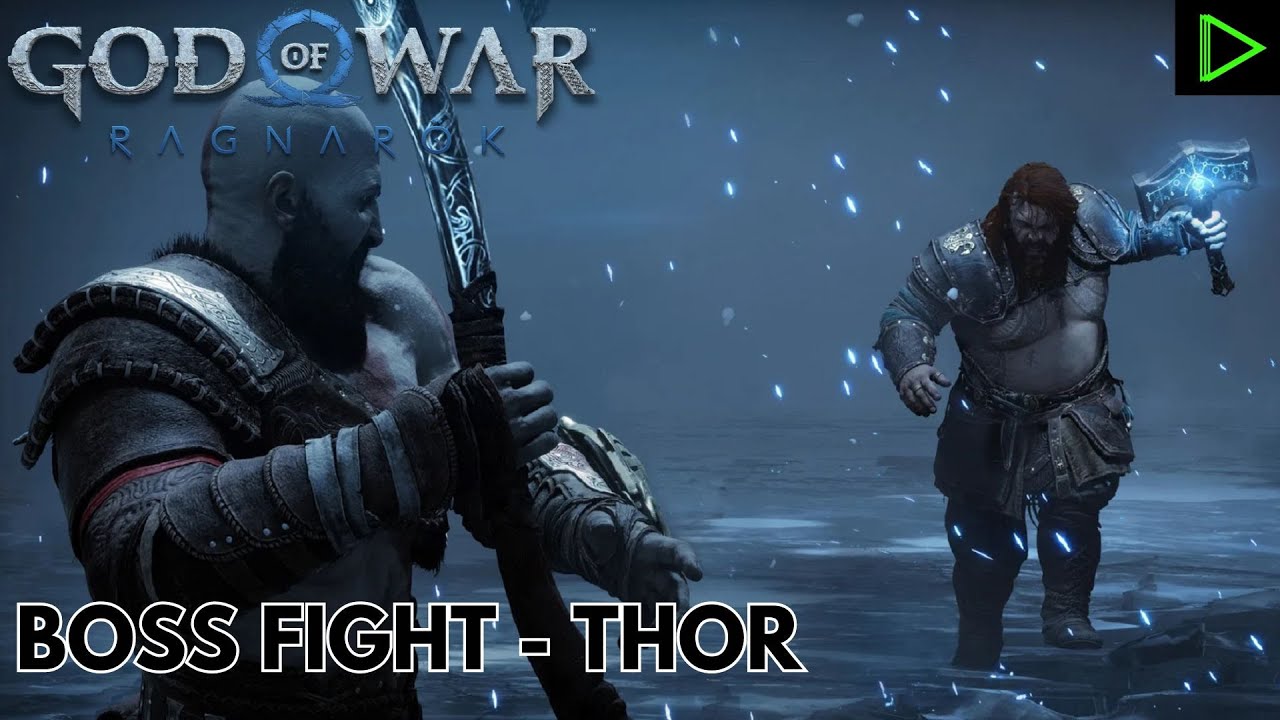 GOD OF WAR RAGNAROK Boss Fight - THOR (RIZZninty9) - YouTube