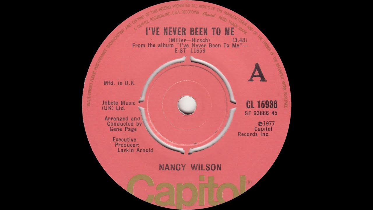 Nancy Wilson - I've Never Been To Me - YouTube