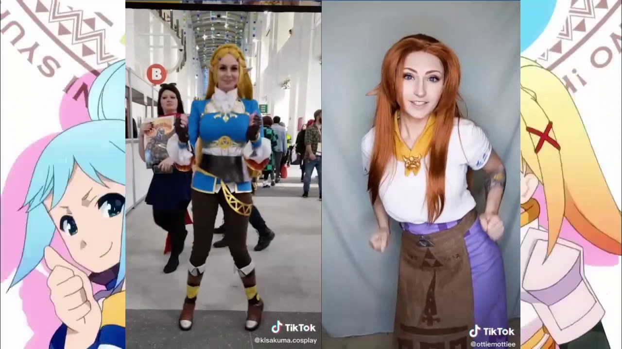 Cosplay de zelda y Cremia bailando Malo Mart durante 1Hora :3 - YouTube