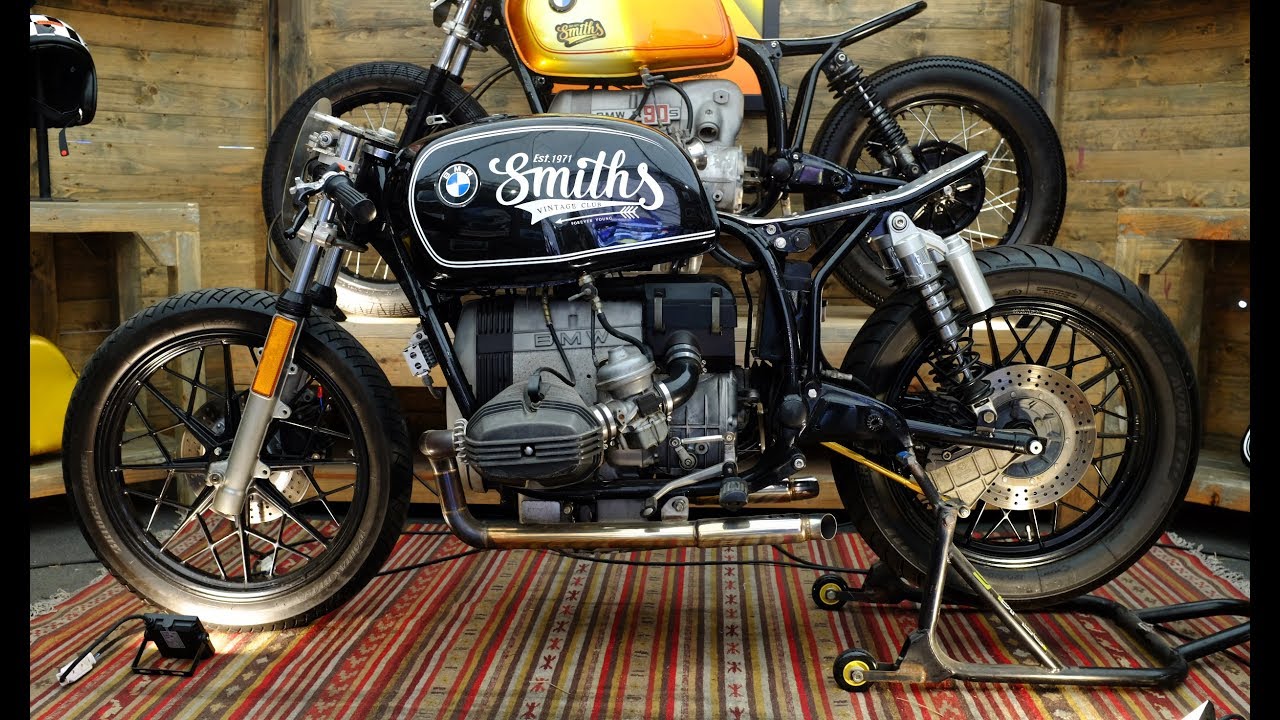 BMW R100 custom motorcycle by Smiths Vintageclub BKK - YouTube