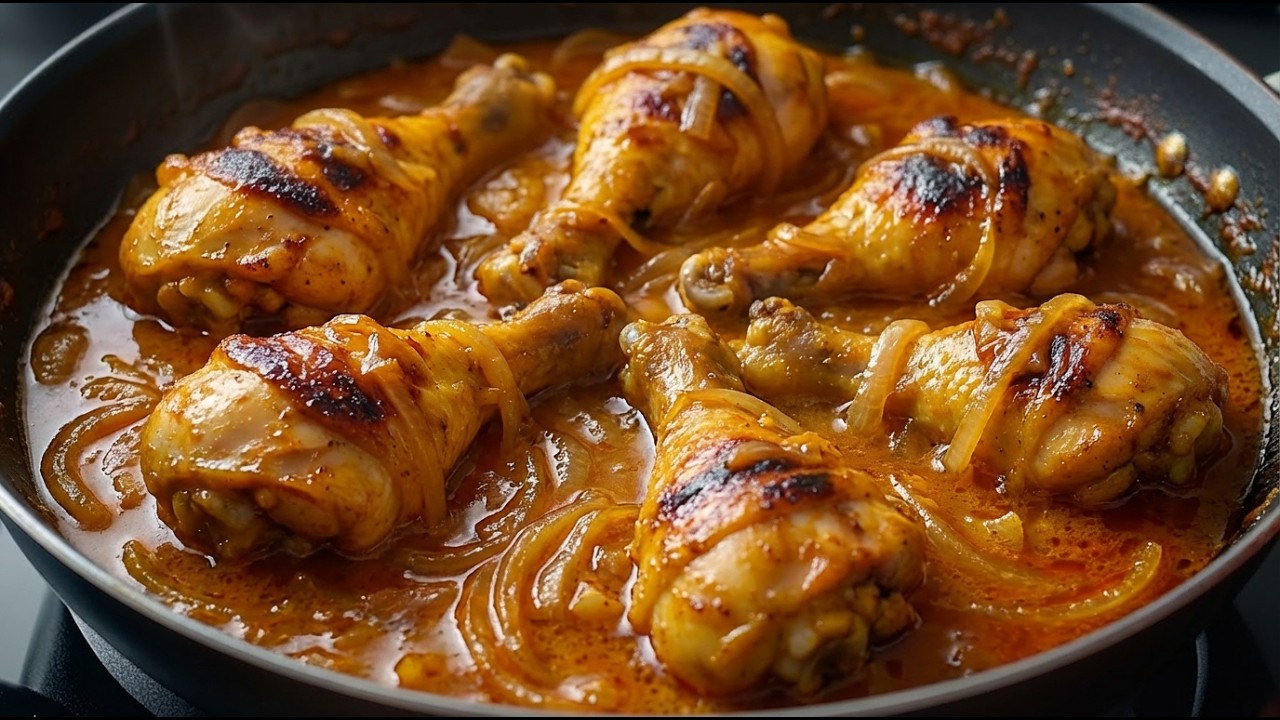 A famous recipe that drives the whole world crazy! Juicy chicken legs ...