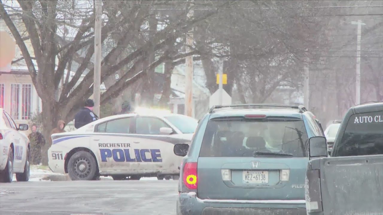 Officer hospitalized after shooting in East Rochester - YouTube