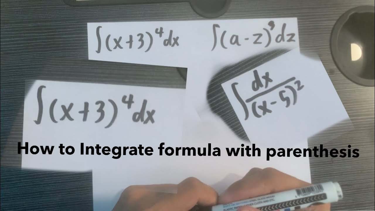 Integration: Formula with parenthesis | Challenges - YouTube