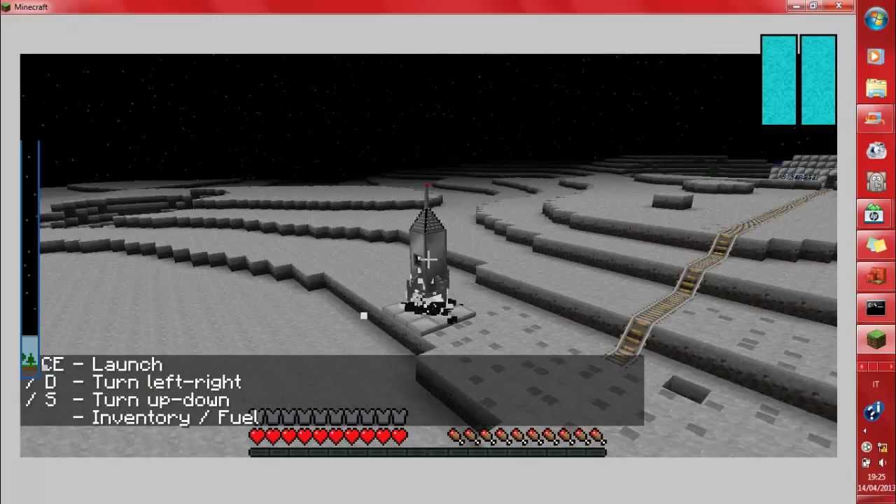 apollo 11 in minecraft - YouTube