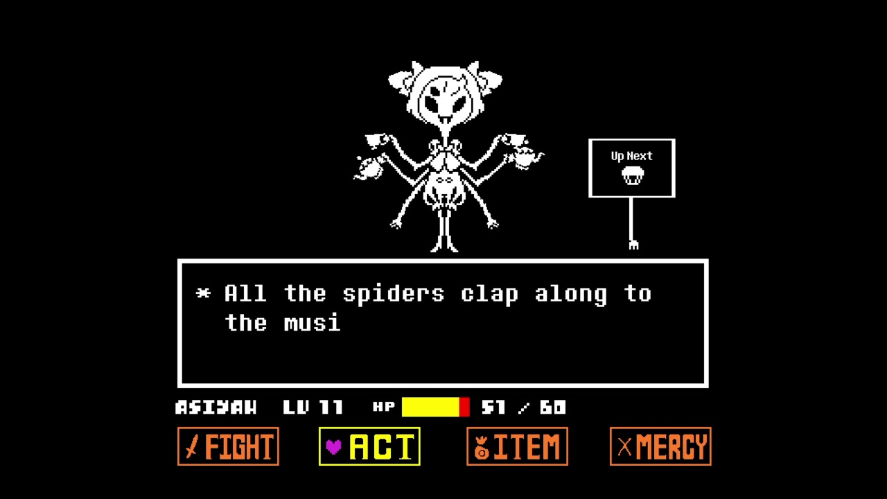 Undertale Muffet boss Fight - YouTube