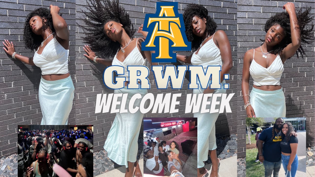 GRWM: Welcome Week at NCAT 2022 (fit check, parties, classes, etc ...
