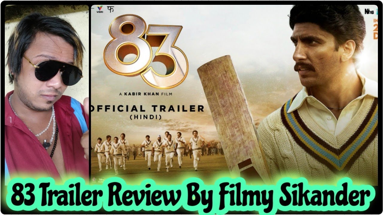 83 Movie Trailer Review By Filmy Sikander - YouTube