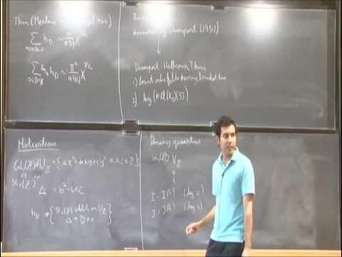 Counting GL2(ℤ)GL2(Z) orbits on binary quartic forms and applications - Arul Shankar - YouTube
