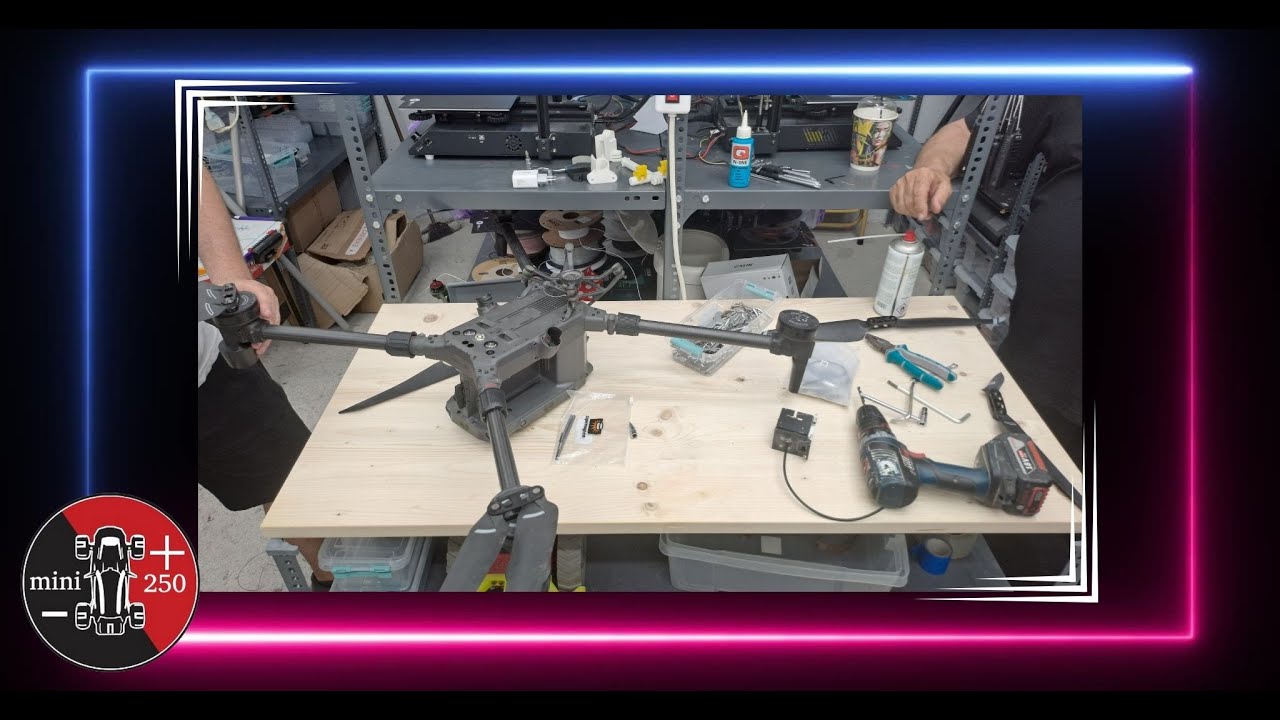 Τραγικό λάθος, Μη το κάνεις ποτέ! - Eπισκευή σε DJI Matrice 300 - mini250 - YouTube