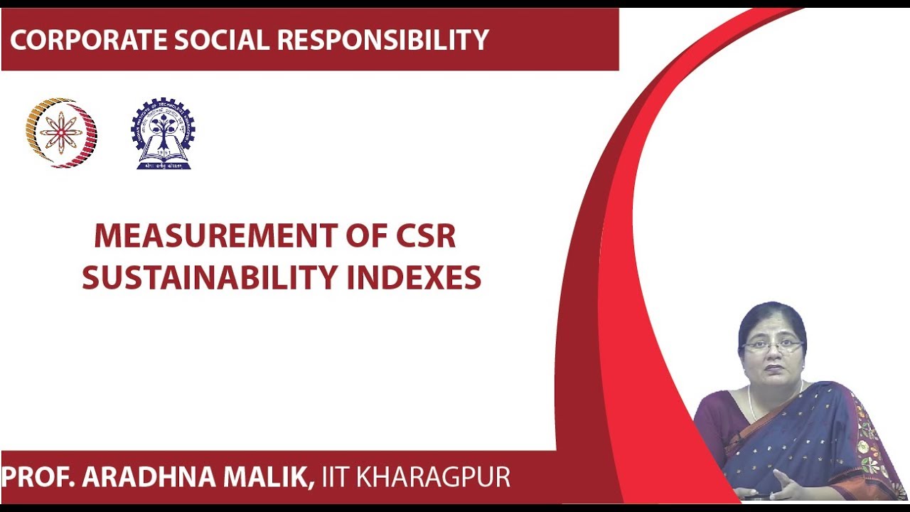 Measurement of CSR: Sustainability Indexes - YouTube