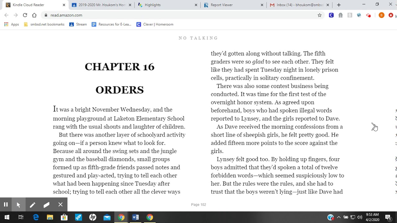 No Talking: Chapters 15-16 - YouTube