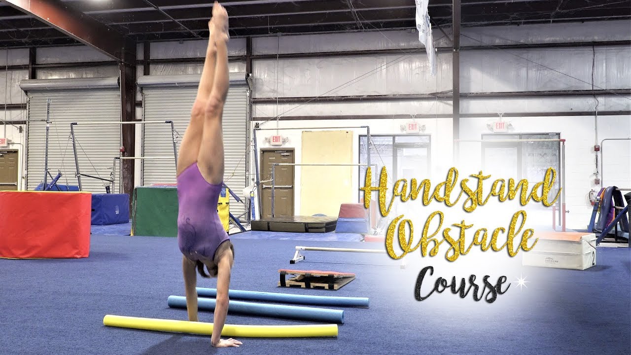 Handstand Walking Obstacle Course Kyra Sgg Youtube
