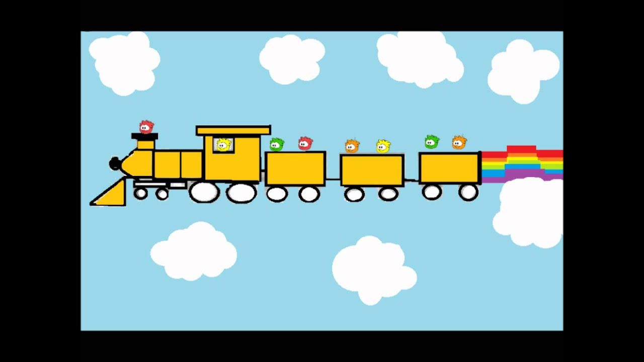 Nyan Puffles on a Train! [Original] - YouTube