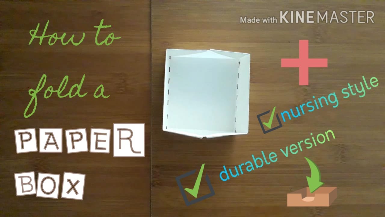 DIY Paper Box Basurahan o sudlanan - YouTube