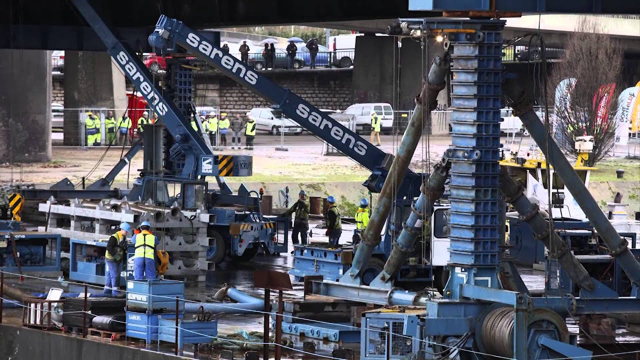 Time Lapse Pont Mathilde Rouen - YouTube
