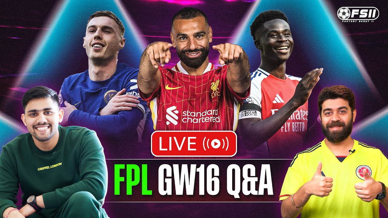 FPL GAMEWEEK 16 LIVE Q&A | Fantasy Premier League Tips 2024/25 - YouTube