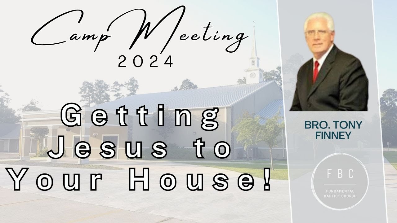 Getting Jesus to Your House! - Tony Finney Preaching (audio only) - YouTube