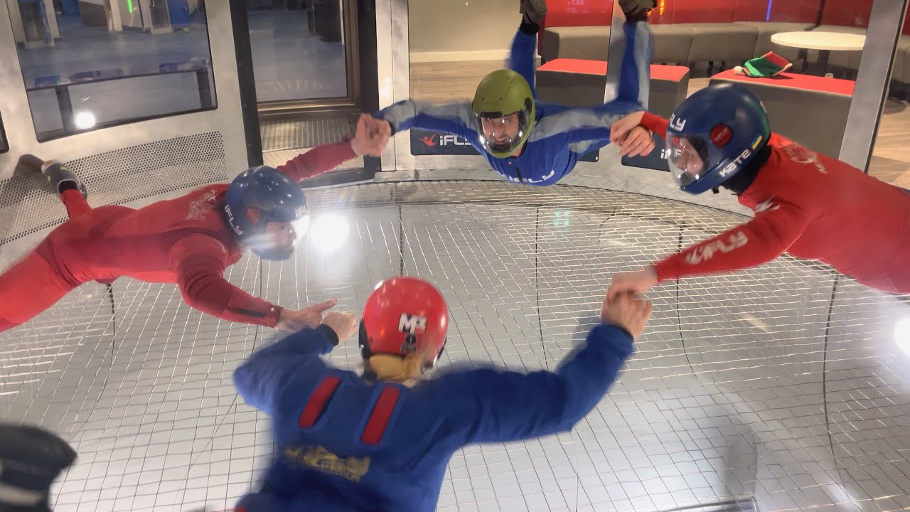 IFly 4 way formation training - YouTube