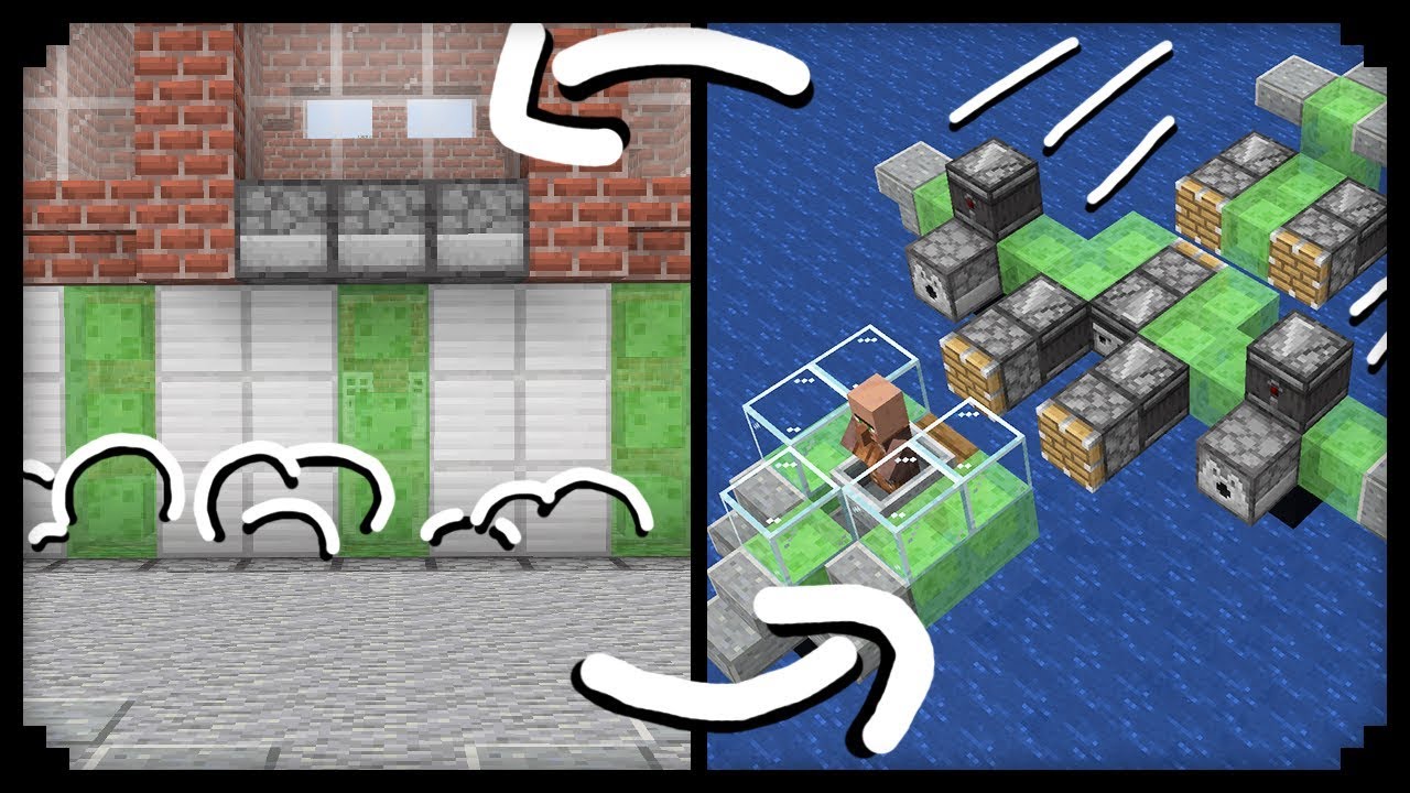 Comment faire un hangar & un bombardier fonctionnel Minecraft - YouTube