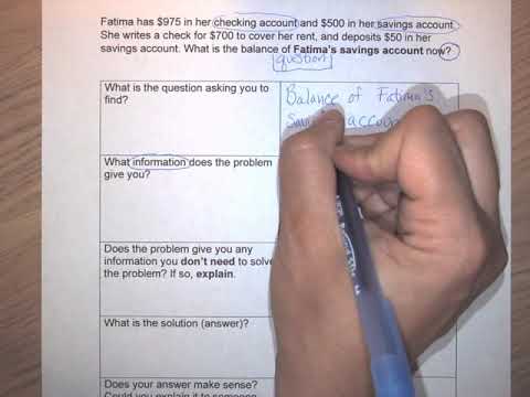 Module 1 - Approach to Word Problems - YouTube