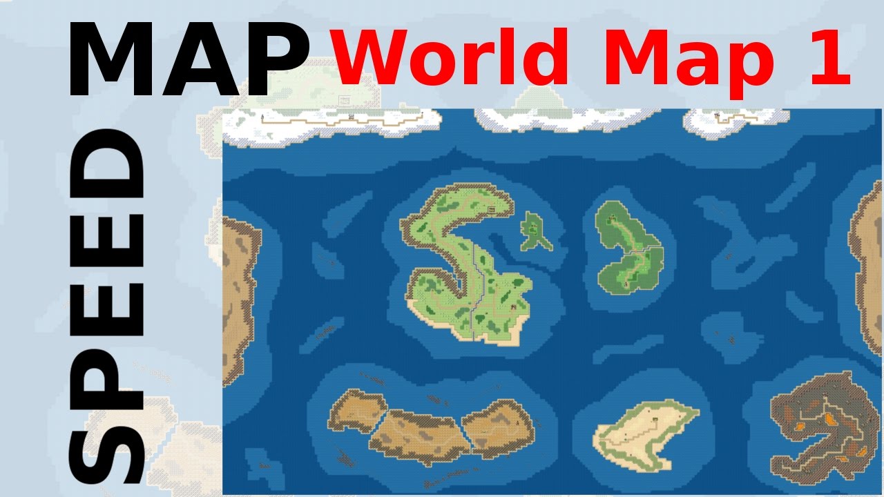 RPG Maker Speedmap: World Map 1 - YouTube