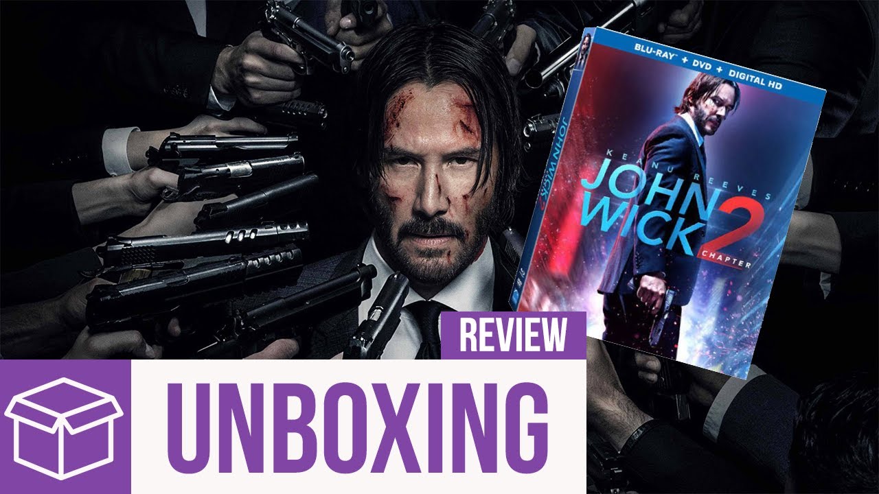John Wick Chapter 2 Blu Ray Unboxing + Review (Digital HD Giveaway) - YouTube