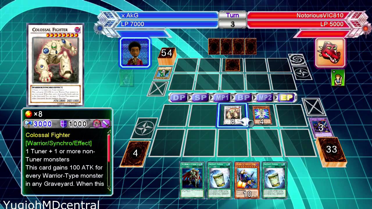 Yu-Gi-Oh - MD (Millennium Duels) Colossal Fighter Assault Mode Deck ...