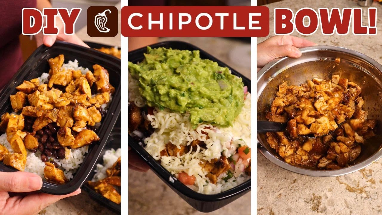 Make a Chipotle Bowl at Home! Includes Price Comparison! - YouTube