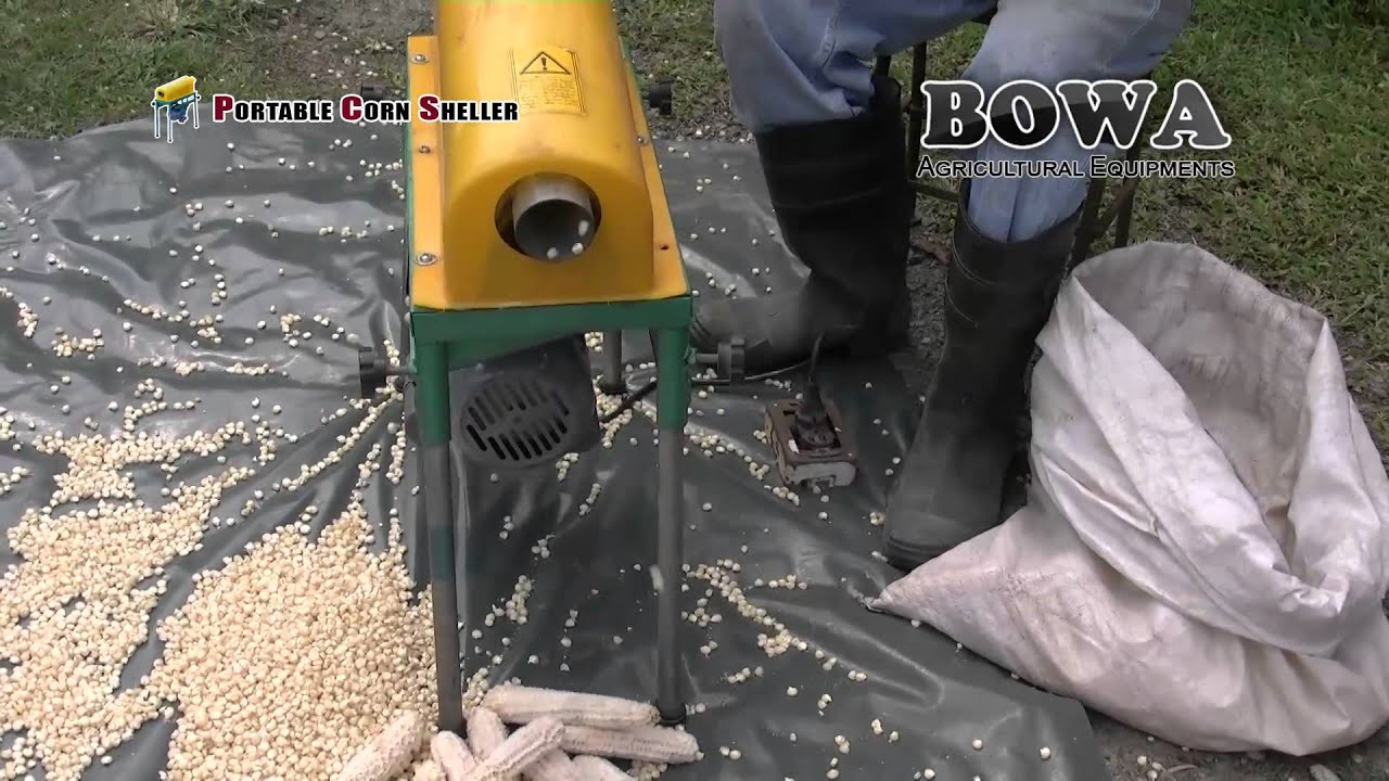 BOWA Portable Corn Sheller (BCS-102) - YouTube