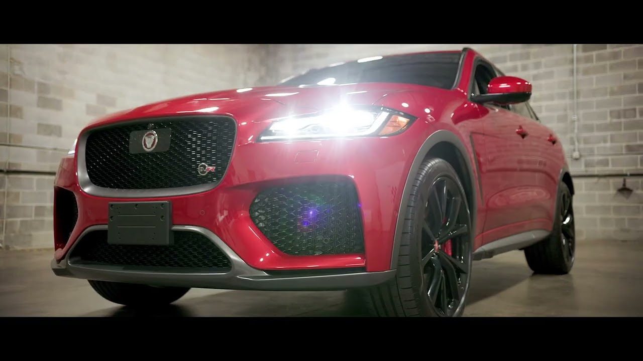 RED JAGUAR F PACE SVR - YouTube