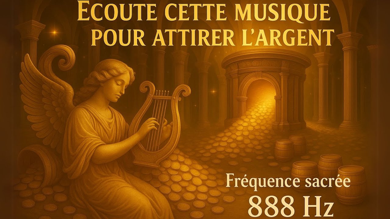 💰 Le SECRET de la FORTUNE 888 Hz : Musique Sacrée RESTE plus de 10 min ...