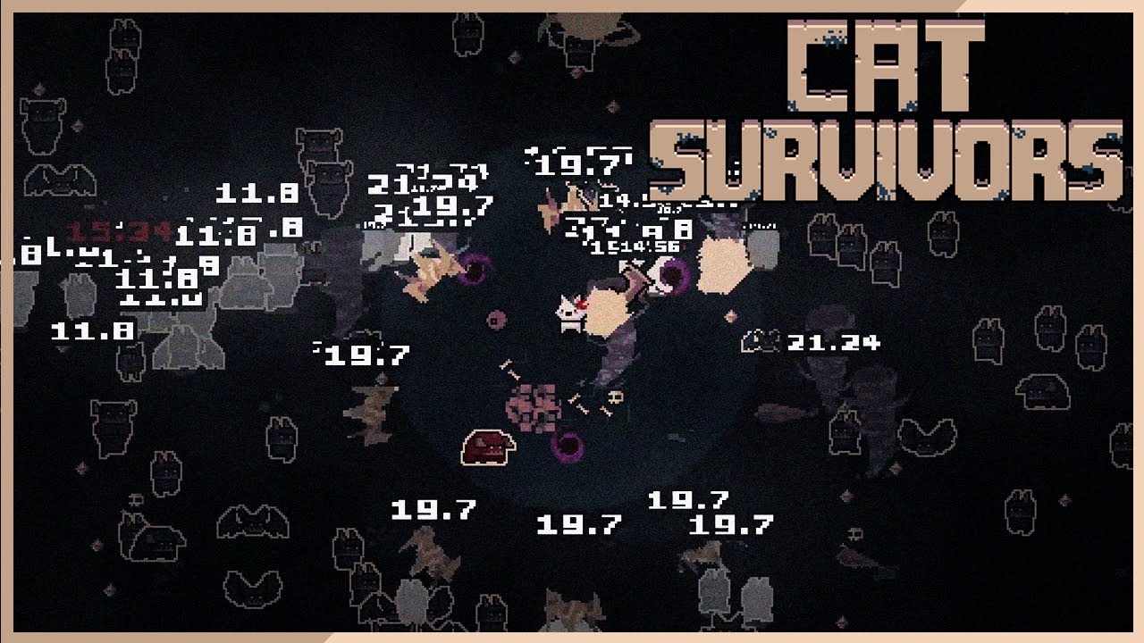 Dodge The Chaos as a Cat!! | Survivor-like Game【 Cat Survivors 】 - YouTube