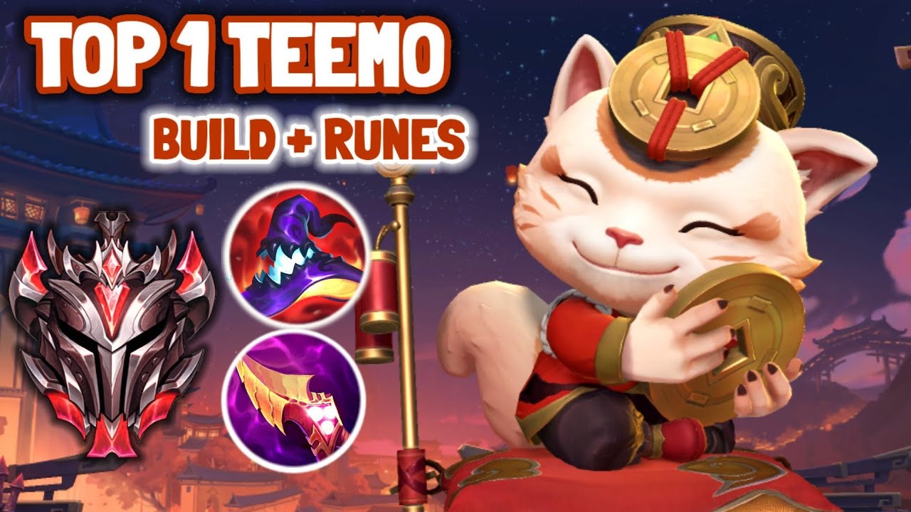 Wild Rift Top 1 Teemo Grandmaster Full Ranked Youtube