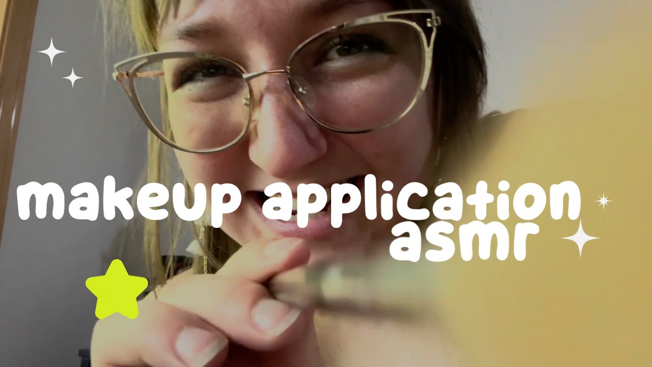 she doesn't totally know what she's doing asmr | makeup application - YouTube