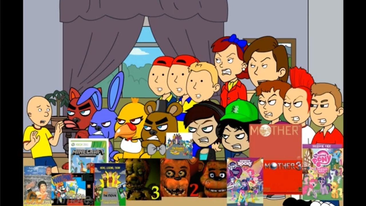 Caillou gets grounded for tranquility(Appius Francis Re-Upload) - YouTube