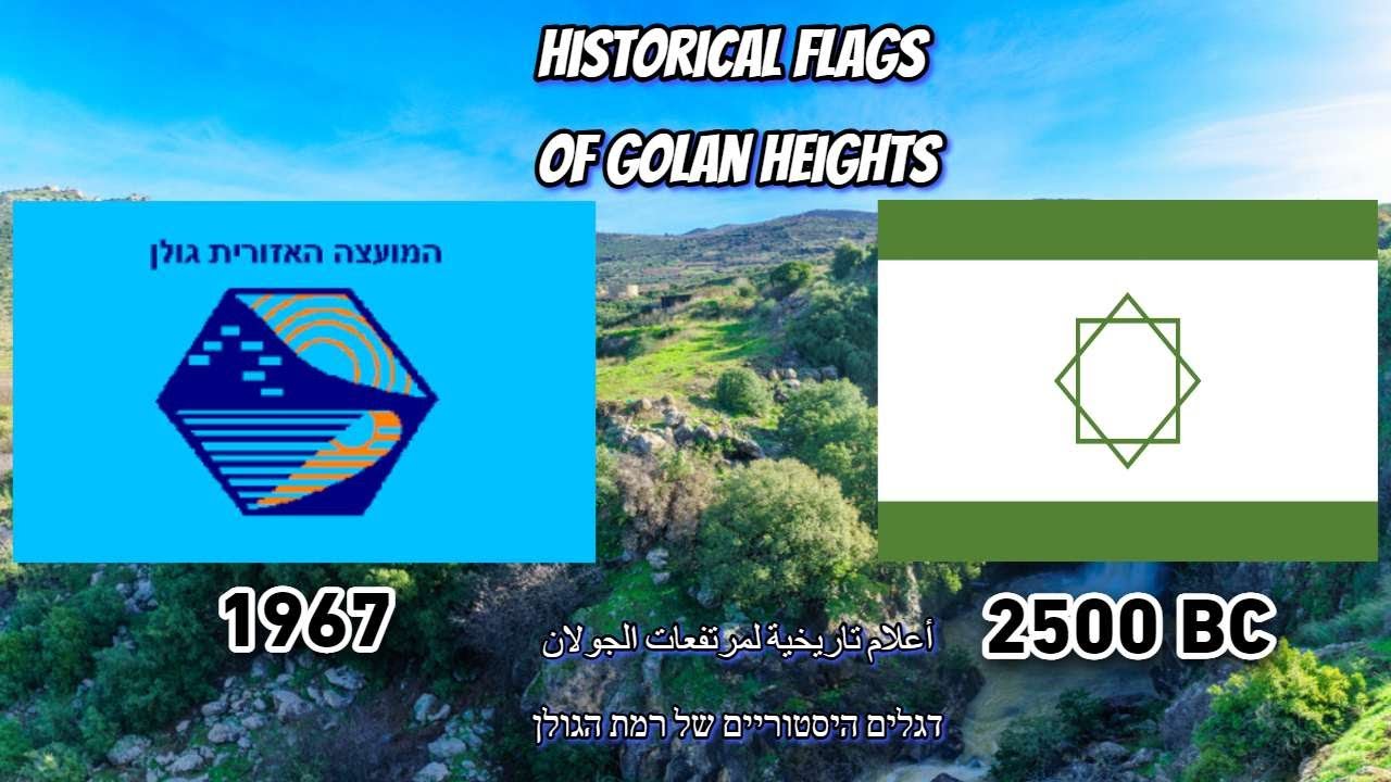 Historical Flags of Golan Heights and the countries that had the most ...