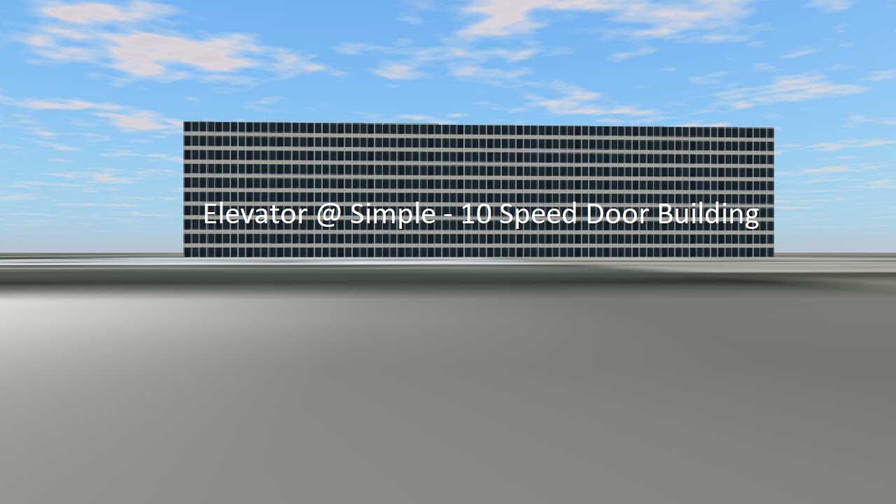 Elevator @ Simple - 10 Speed Door Building - YouTube